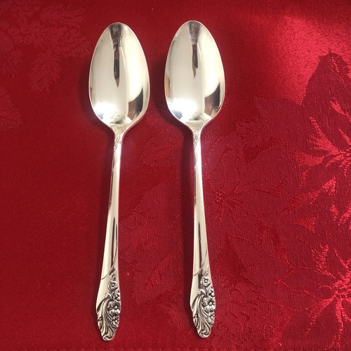 2 Tablespoons Vintage Silver Plate Silverware ,Community Oneida Evening ...
