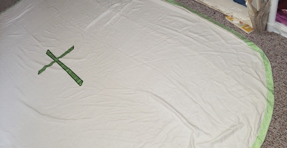 BEAUTIFUL CRAFTED FUNERAL PALL 9.5' L X 6.5' W CASKET COFFIN COVER ...