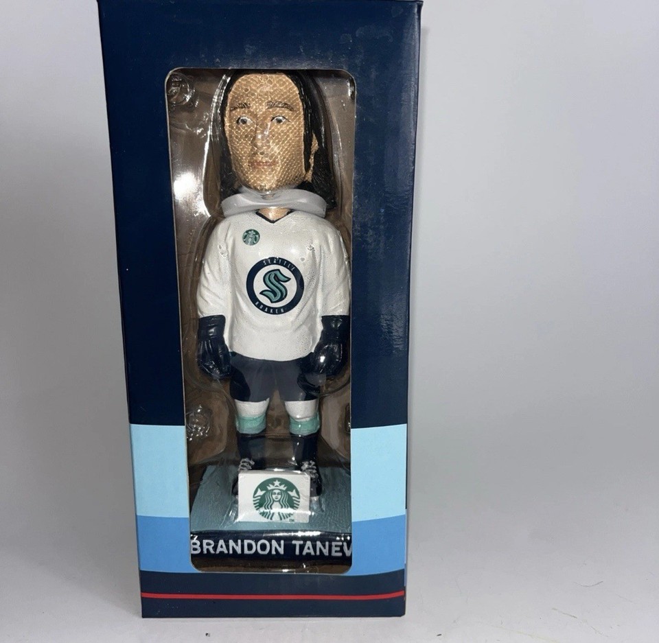 Brandon Tanev Bobblehead Seattle Kraken SGA Stadium Giveaway 2022 NHL 3 ...