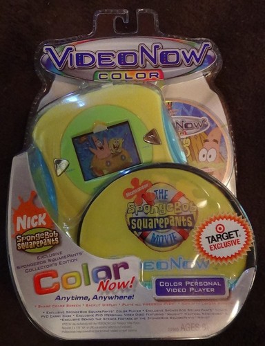 Video Now Color SpongeBob Squarepants Edition Target Exclusive 2004 NEW ...