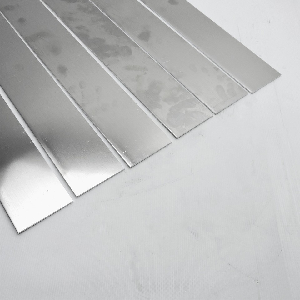 .125" thick Aluminum SHEET 3.375"x 36" Long Plate QTY 6 Flat Stock sku ...