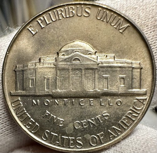 1956-P Jefferson Nickel Blue Toned GEM BU FAST FREE S&H. See My Other ...