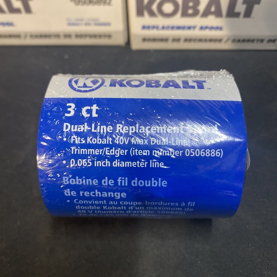 Kobalt Dual Line Replacement Spool Trimmer Line #0506892 total of 72 ...