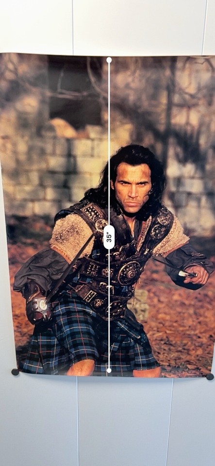 Vintage Official 1996 Duncan MacLeod Highlander The TV Series Poster 23 ...
