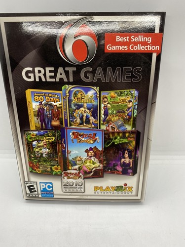 6 Great Games Six Puzzle PC Game Compilation Collection Windows | eBay