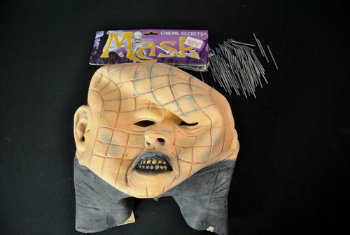 VTG NWT Hellraiser Mask Cinema Secrets Pinhead Nails Adult 71024RB | eBay