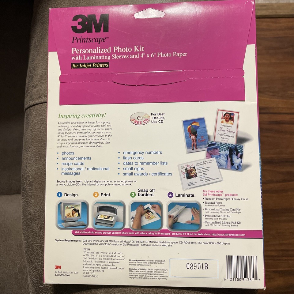 3M Printscape Personalized Photo Kit | eBay
