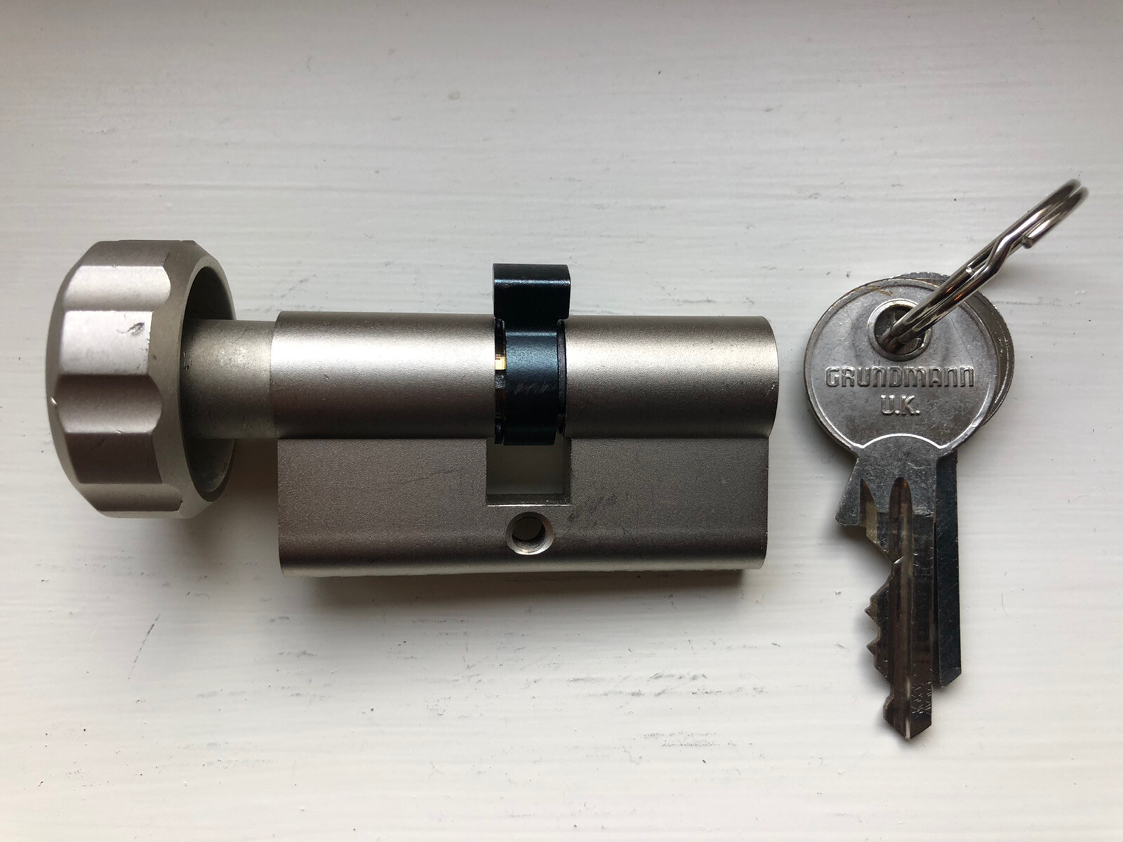 Grundmann (Ge Ge) 5 Pin Europrofile Double Thumbturn Cylinder with 2 ...