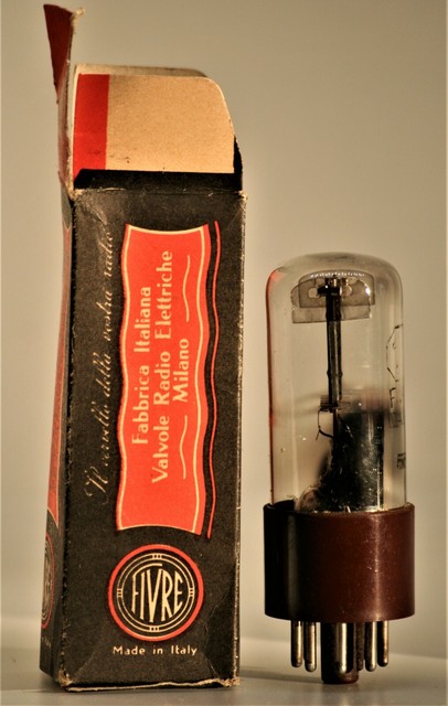 6x5gt tube FIVRE italy rectifier tubes ez35 CV572 6X5 MONO PLATE valve ...