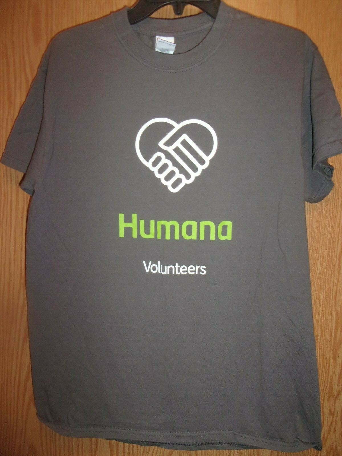 HUMANA Volunteers brown M t shirt | eBay
