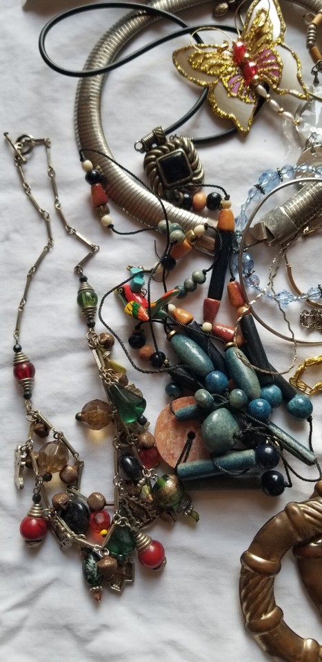 Vintage - Fashion Mix Jewelry 3.5 pounds wearable junk drawer | eBay