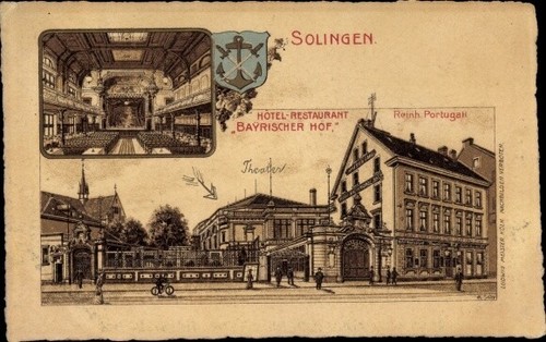 Wappen Litho Solingen in Nordrhein Westfalen, Hotel Restaurant ...