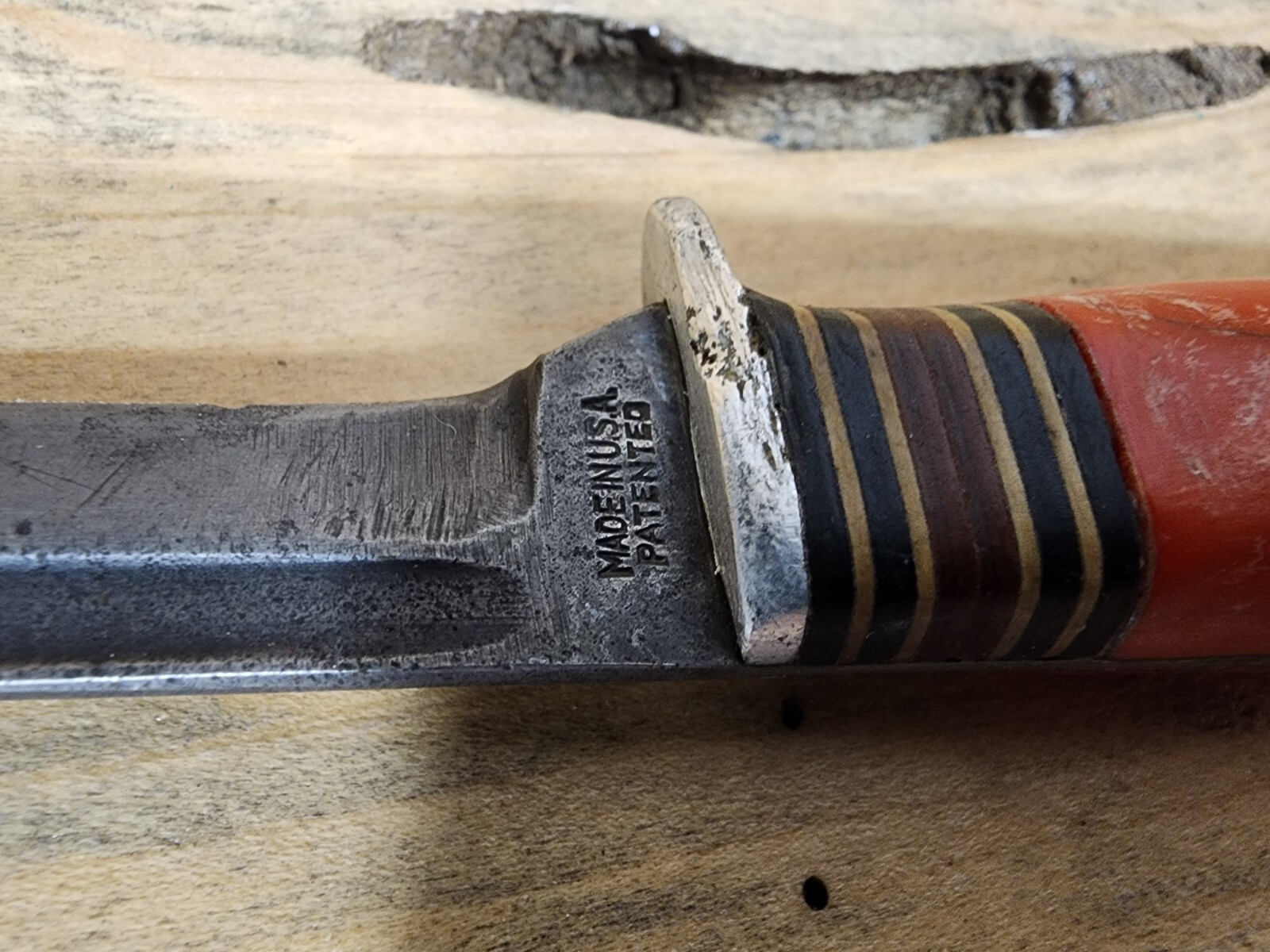 Vintage Rare US Western Field Red Handle Hunting Knife Boulder, Co. USA ...