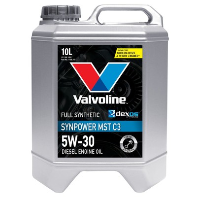 Valvoline Full Synthetic SynPower MST Engine Oil 5W-30 10L 1186.1 ...