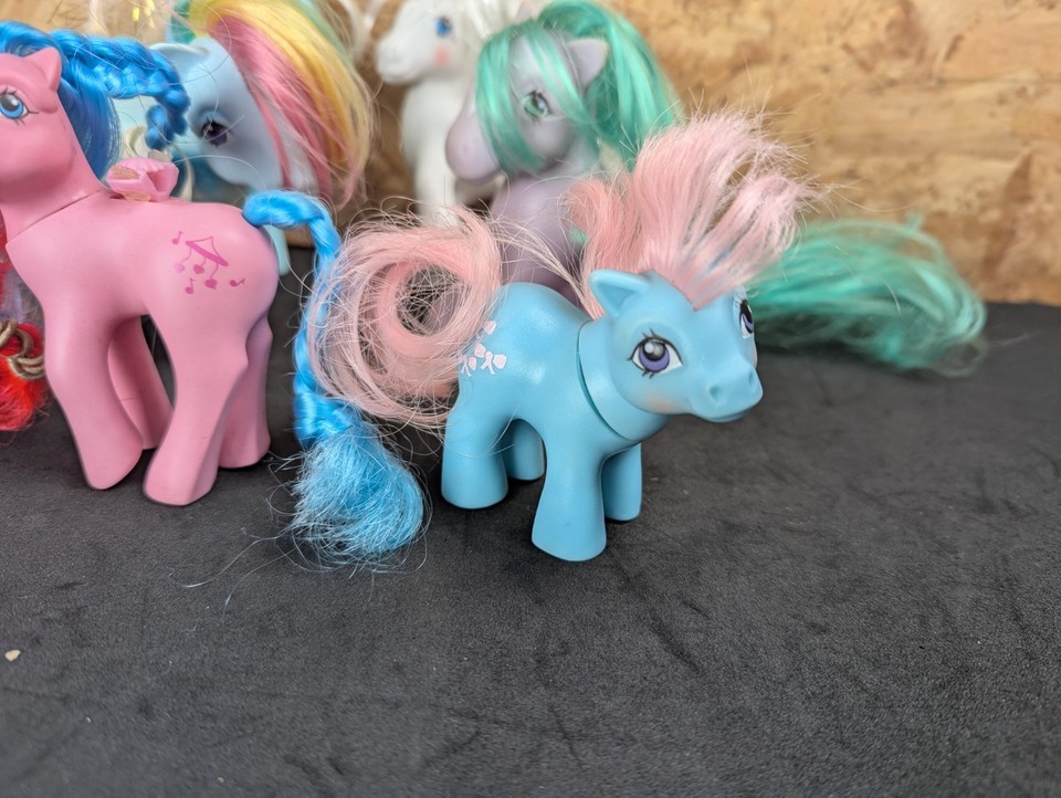 Vintage My Little Pony Bundle 1980s Hasbro MLP 80s G1 Seashell Princess ...