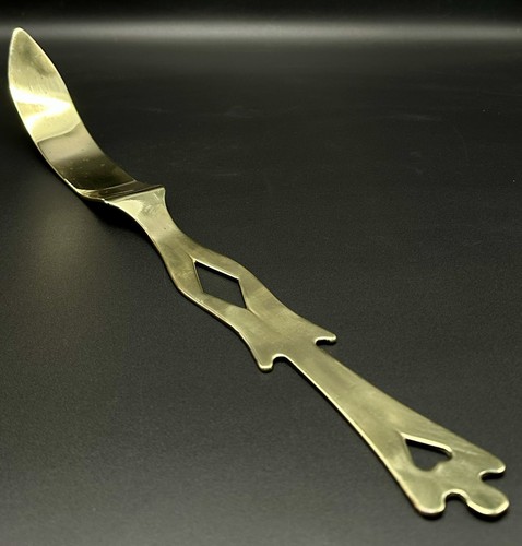 Antique Brass Potato Rake Oven Tool English Country House Rare Kitchen ...