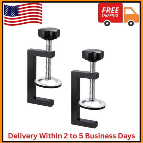 3 Inch C Clamp for Woodworking - 2 Pack Heavy Duty Steel Clamps Compact ...