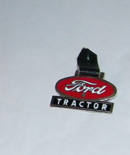 Vintage Ford Tractor Red Logo Badge Enamel Watch Fob - Fob of the Month ...