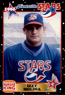 1994 Huntsville Stars Team Issue #11 Izzy Molina Miami Florida FL ...
