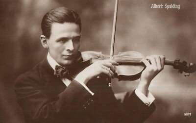 AMERICAN VIOLINIST ALBERT SPALDING (1888-1953) 15 CDR | eBay