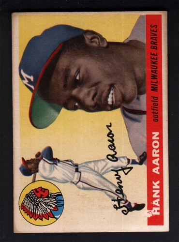 1955 Topps #47 Hank Aaron ALTERED | eBay