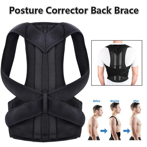 Upper Back Straightener Brace for Proper Posture & Spinal Adjustable ...