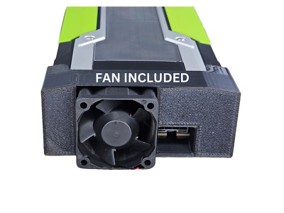 Nvidia Tesla GPU Cooling Fan Shroud CMP 100-210 K340 K520 Accelerator ...