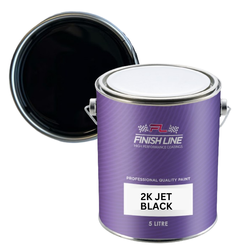 2K Jet Black Paint Gloss Satin Matt Finish | eBay UK