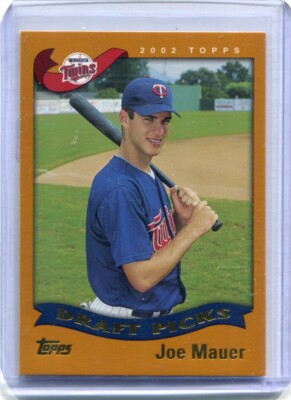 2002 Topps - JOE MAUER - Rookie Card #622 - MINNESOTA TWINS | eBay