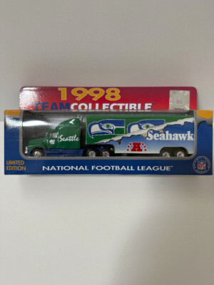 Seattle Seahawks White Rose Collectibles 1998 NFL Tractor Trailer Toy ...