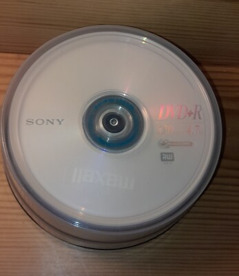 Sony DVD-R 120 MIN 4.7GB 25 Pack blank Burnable DVDs | eBay