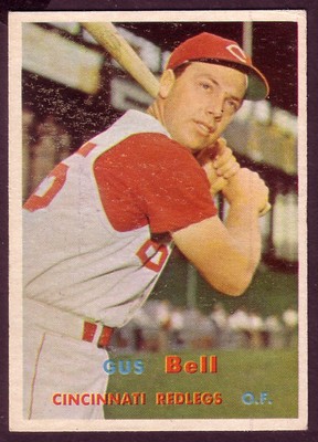 1957 TOPPS GUS BELL CARD NO:180 NEAR MINT | eBay