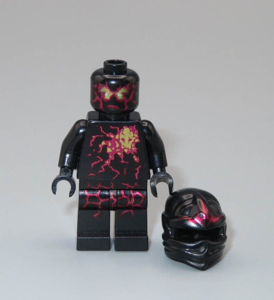 Lego NRG Cole black energy pattern ninja Ninjago minifigure 9572 | eBay