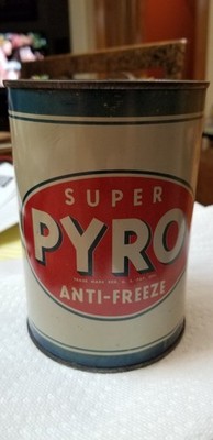 Vintage Full & Unopened Super Pyro Anti Freeze One Quart Can Ship ...
