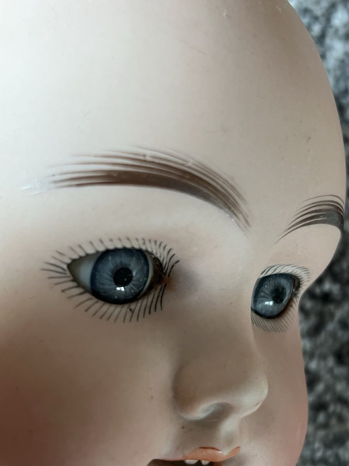 Max Handwerk German Doll Head Glass Eyes Porcelain Teeth 283 | eBay