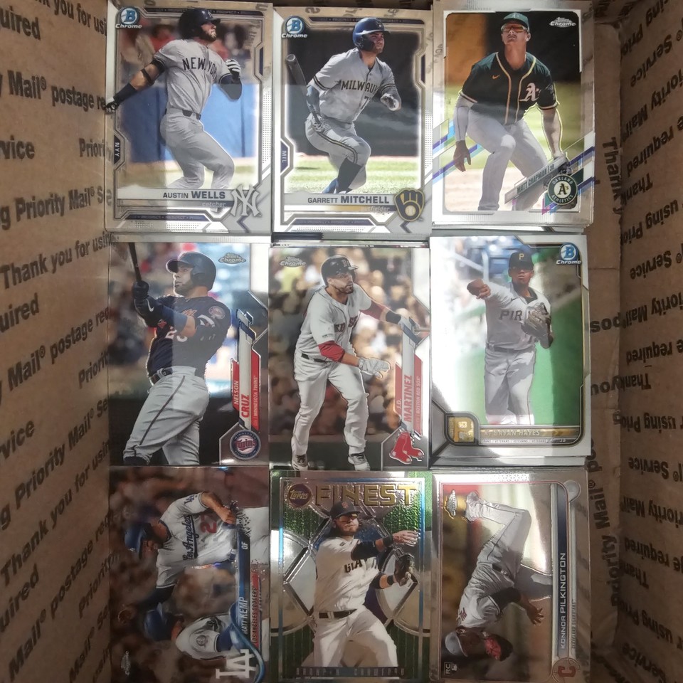 Premium Baseball Card Lot 14lb+ Medium Flat Rate Box | eBay