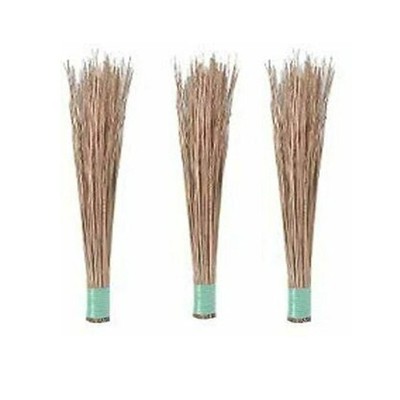 Coconut Broom Stick Leaf Grass Washable for Wet and Dry Broom 3 piece ...