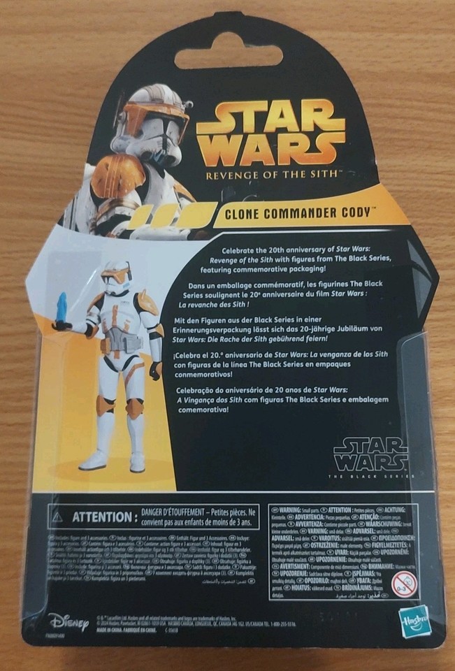 IN HAND Star Wars Black Series Clone Commander Cody 6” ROTS 20th ...