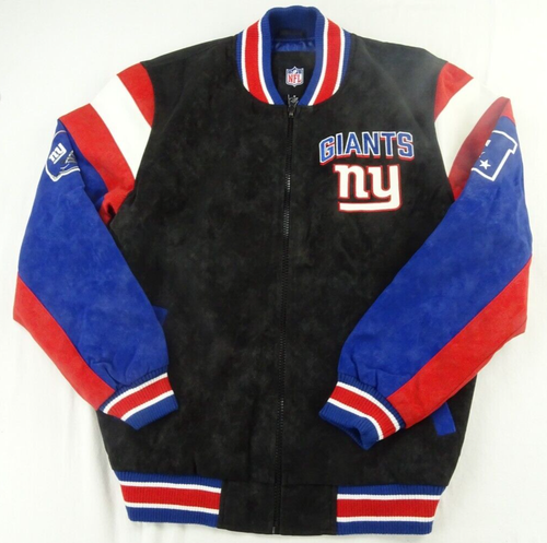 New York Giants NFL G-III Men's Faux Suede Leather Jacket | eBay