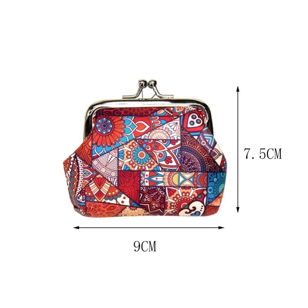 PU Change Money Organizers Ethnic Style Pouch Durable Coin Purse Women ...