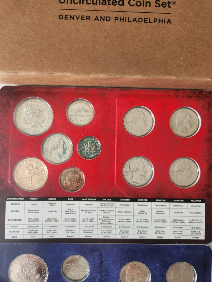 2023 United States Mint Uncirculated Coin Set P&D Coins Ready to Ship ...