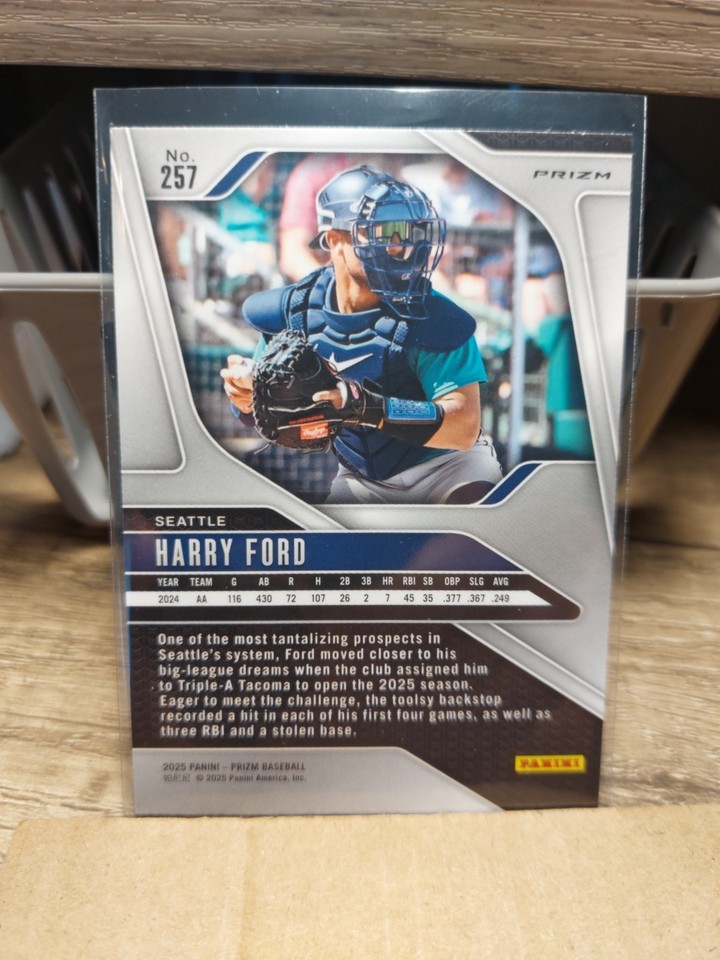 2025 Panini Prizm Baseball Harry Ford Silver Prizm Seattle Mariners ...