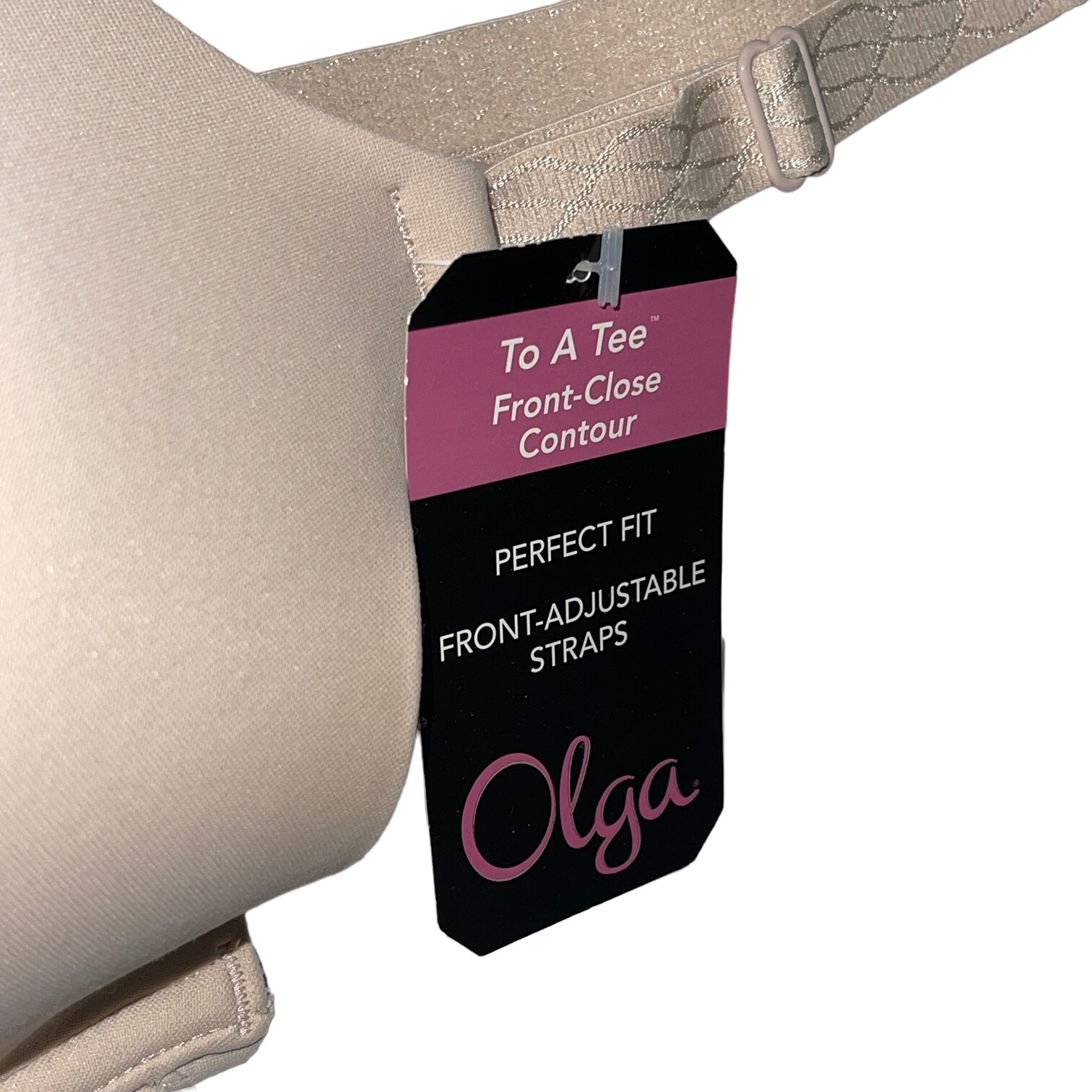 Olga To a Tee Front Closure Bra Underwire Contour Full Coverage T-Shirt ...