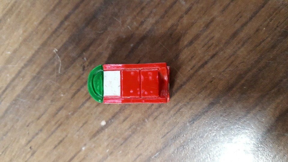 Hobby Model Train HO Scale 1" Tall Wood Wooden Mail Box Mailbox Green ...