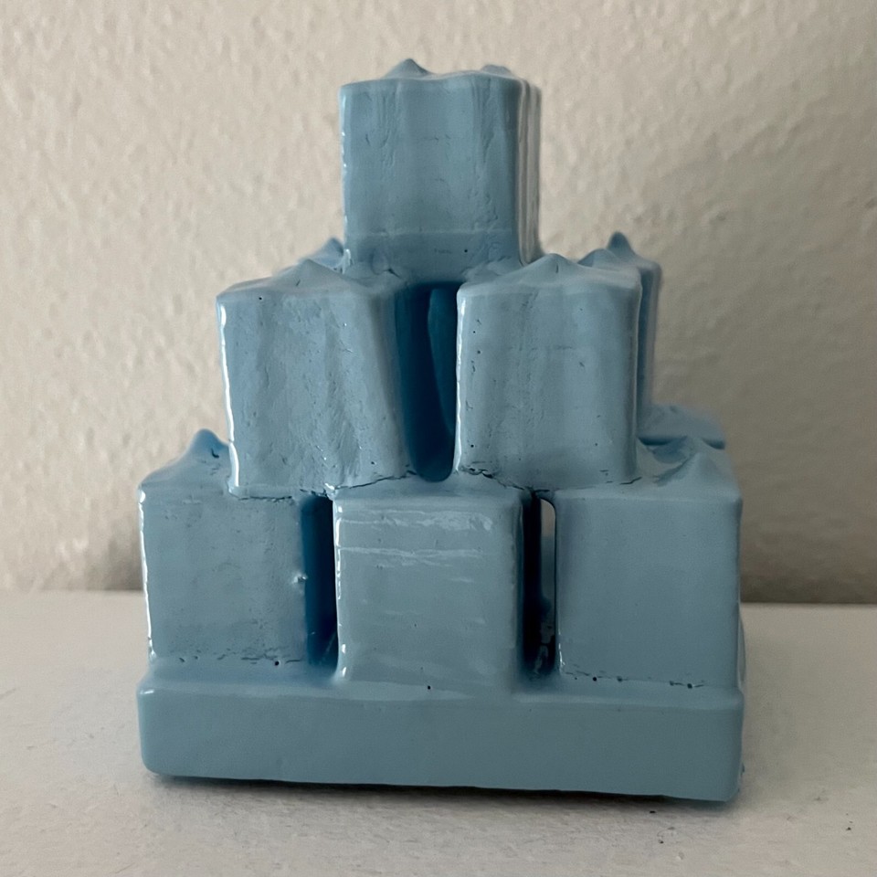 One Abstract Sculpture Constructivism Cubism Modern Art Influenced OOAK ...