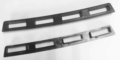 Volvo 240 244 Sedan Rear windshield air vent louver grille Pair BLACK ...