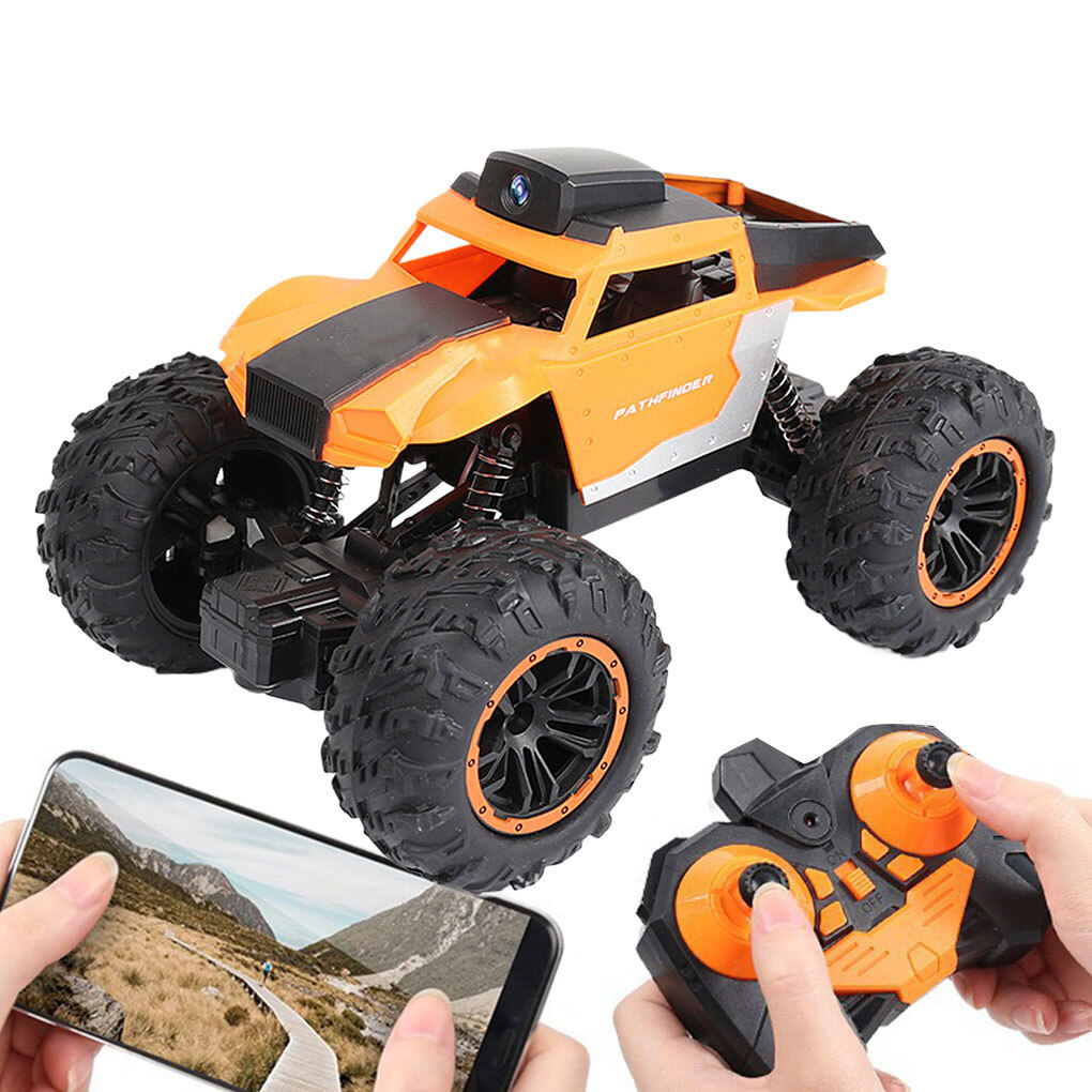 RC Car 4WD Off Road Remote Control Toy Car with Camera Real-time Video ...