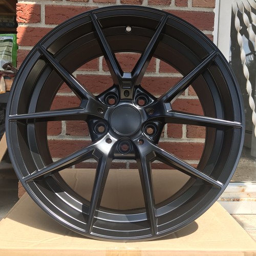 18" MATTE BLACK WHEELS - BMW M3 STYLE CS FIT 5 SERIES XDRIVE F10 | eBay
