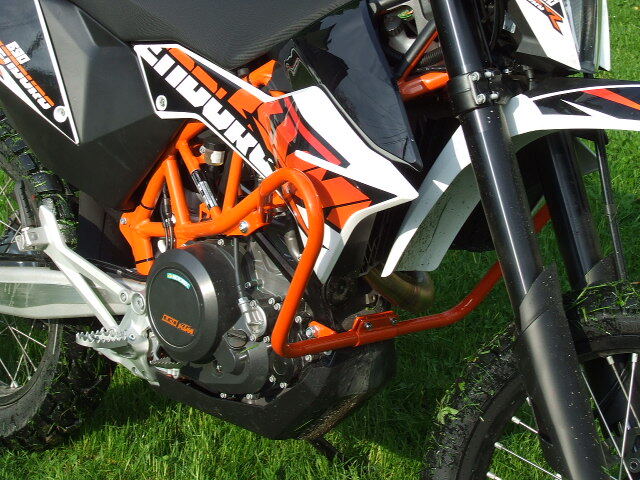 HUSQVARNA 701 / KTM 690 ENDURO Crash Bar Upper Engine Guard BLUE Set ...