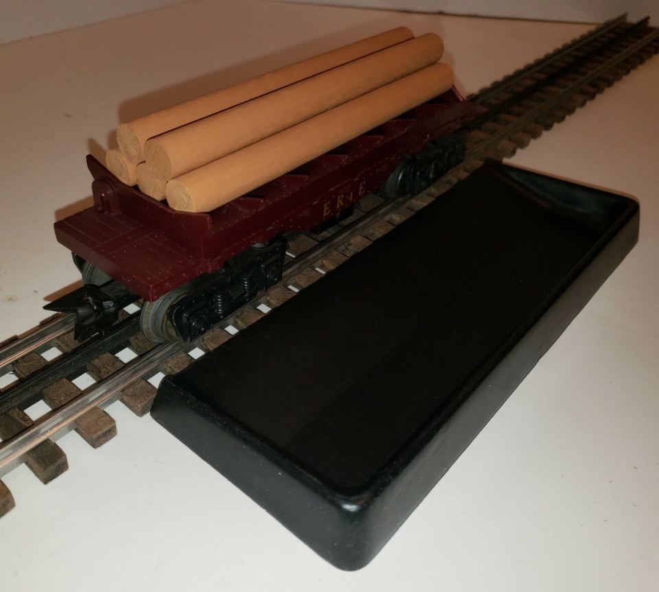 Marx Erie Electric Operating Log Dump Car w/ Tray | eBay